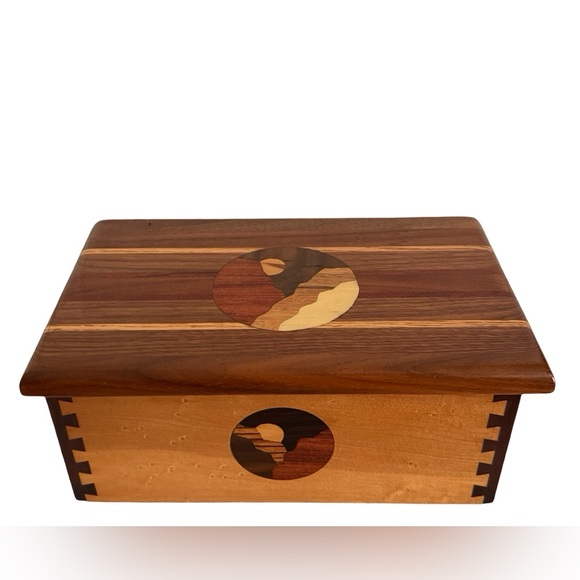 Handmade | Storage & Organization | Handmade Wood Inlay Unique Jewelry ...